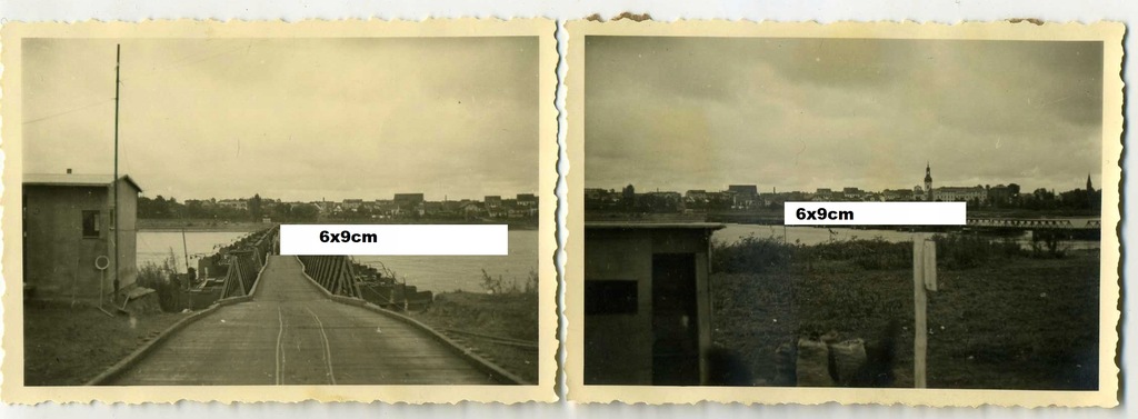 BYGOSZCZ FORDON 1939 most panorama ZESTAW 2 foto - 8894239495 ...