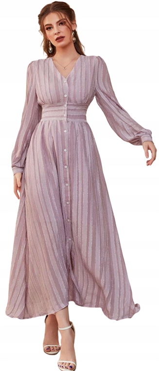 SHEIN SUKIENKA RÓŻÓWA PROSTA MIDI NA GUZIKI M VBO - 15645776960 - oficjalne archiwum Allegro