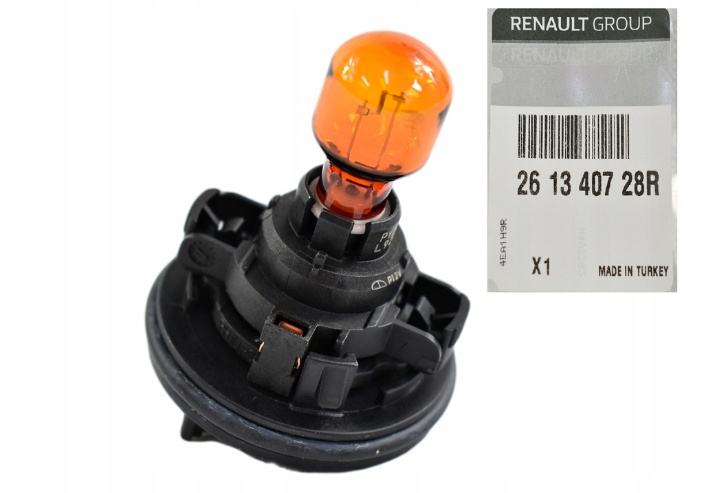 ŻARÓWKA OPRAWKA KIERUNKOWSKAZU PRZÓD CLIO IV PY24W - 10506807249 ...