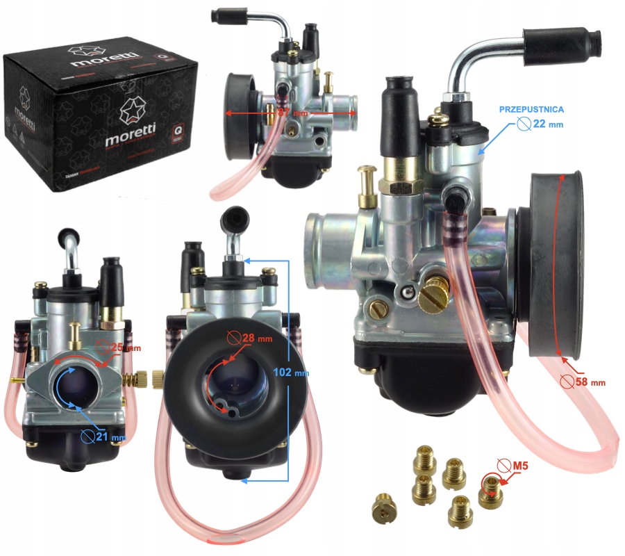 Gaźnik 21 Yamaha Aerox Bws Neos Booster 100 Ccm MotoGeneric ...