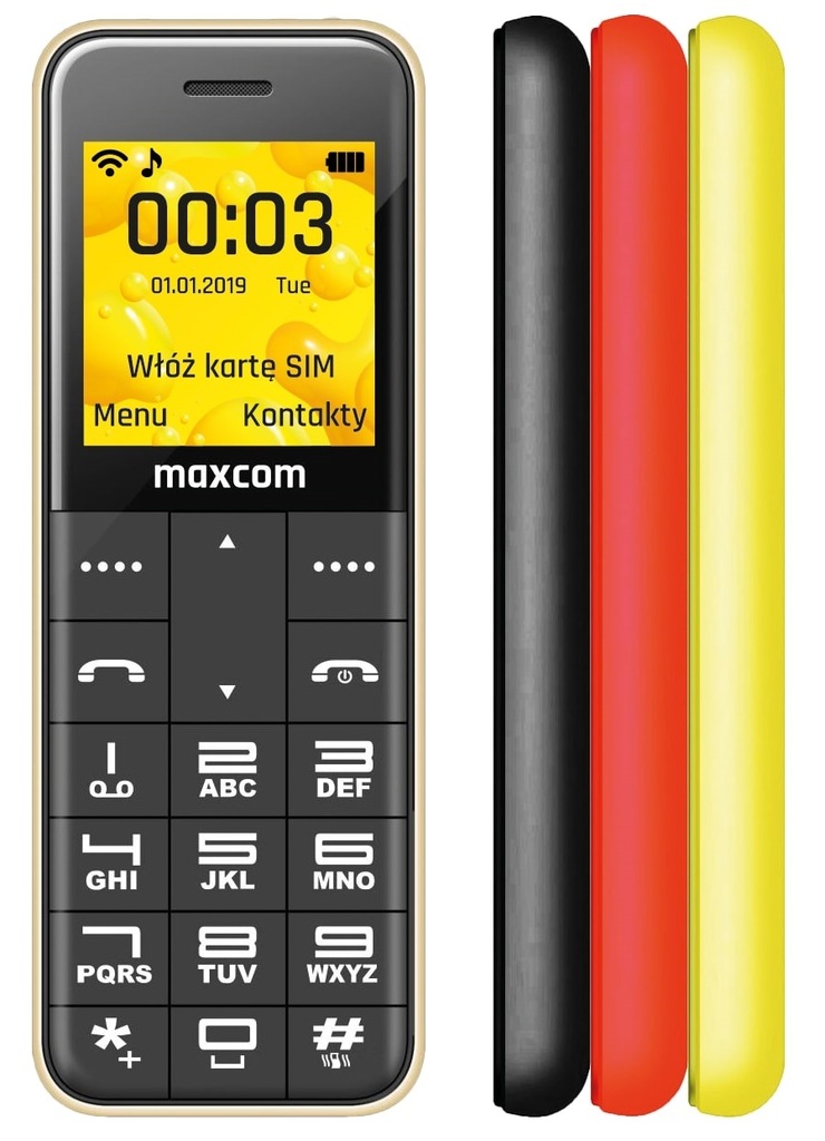 Mini telefon komórkowy Maxcom MM111 - 9366277462 - oficjalne archiwum Allegro