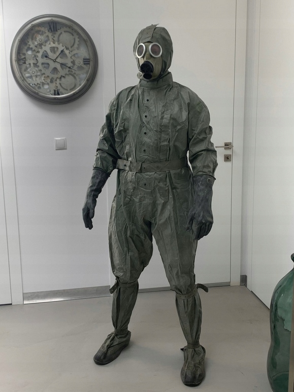 R1 KOMBINEZON PRZECIWCHEMICZNY OP1 L2 maska MC1 - 14483680346 ...