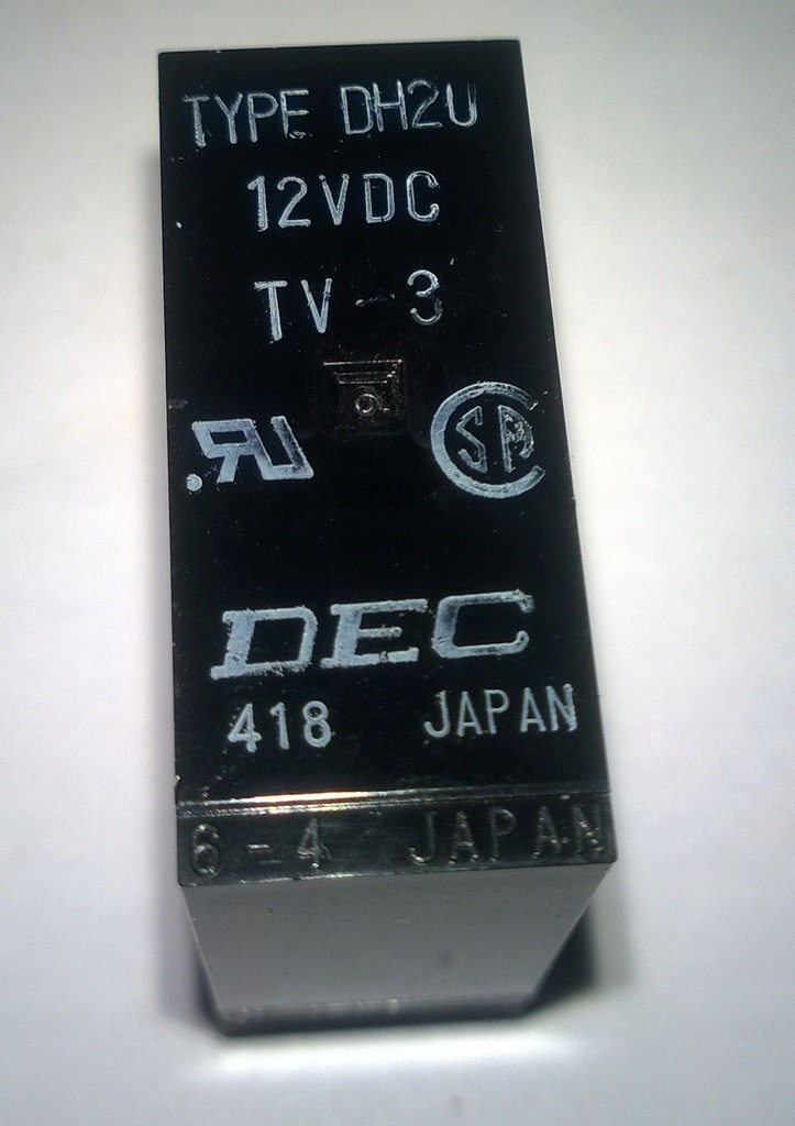 Przekaźnik DEC DH2U 12VDC - 9177939833 - oficjalne archiwum Allegro