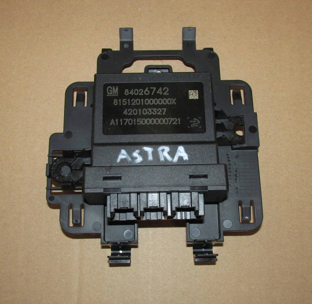 OPEL ASTRA K V MODUL STEROWNIK PARKOWANIA PDC 84026742 - 8643469254 ...