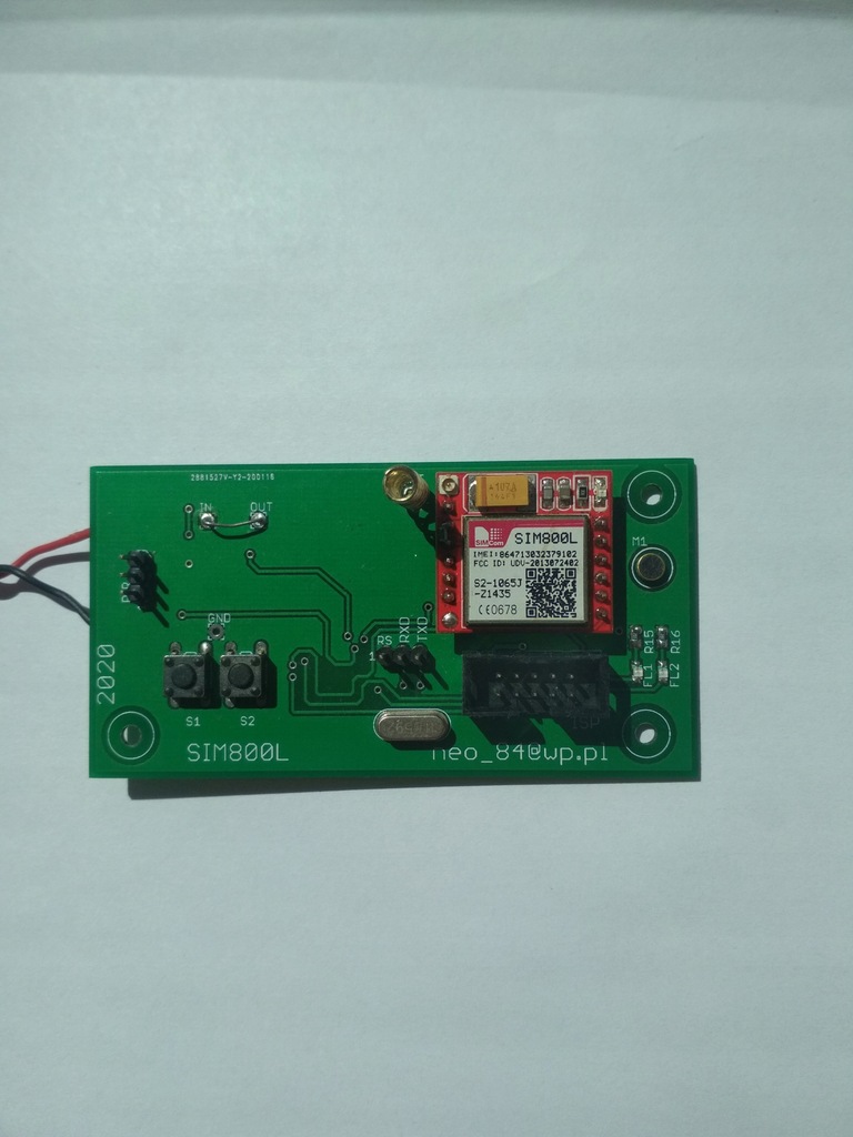 MODUŁ GSM GPRS SMS SIM800L ARDUINO AVR - 9542982220 - oficjalne archiwum Allegro