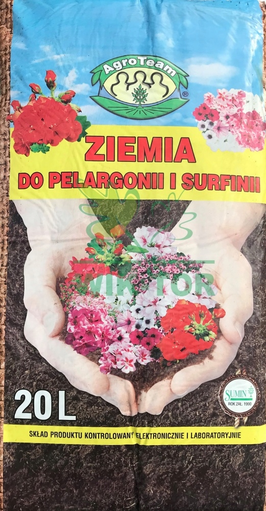 Podłoże torfowe do surfinii 20l pelargonia petunia - 12801285591 - oficjalne archiwum Allegro