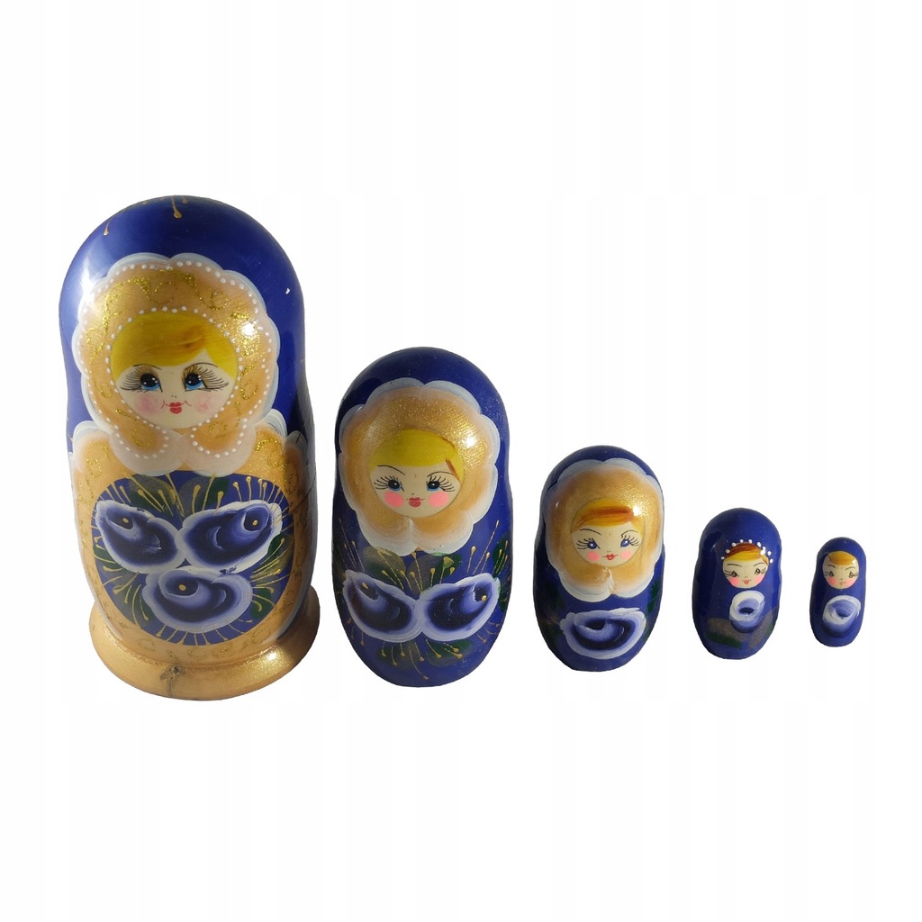 ROSYJSKA LALKA DREWNIANA MATRIOSZKA BABUSZKA 5szt - 9734215102 ... ROSYJSKA LALKA DREWNIANA MATRIOSZKA BABUSZKA 5szt - 9734215102 ...