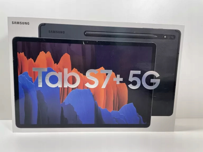 TABLET SAMSUNG TAB S7 + 5G SM-T976B 256GB KOMPLET - 13719549662 - oficjalne archiwum Allegro