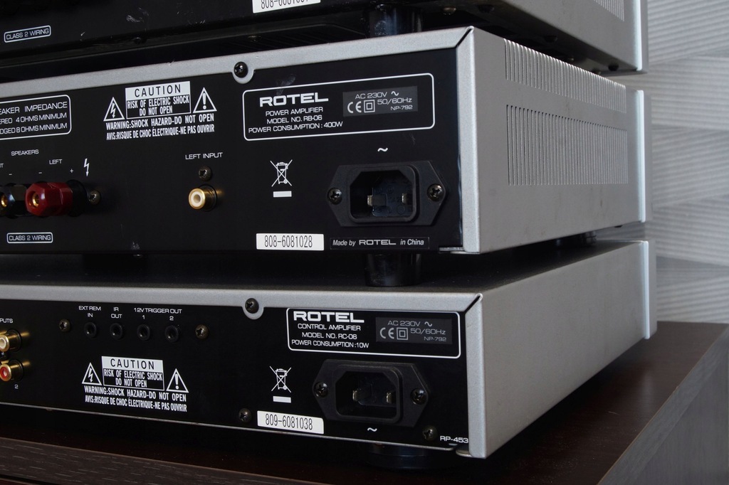 Wzmacniacz Rotel RC-06 2x RB-06 + Pilot Mono Bloki - 7226668947 ...