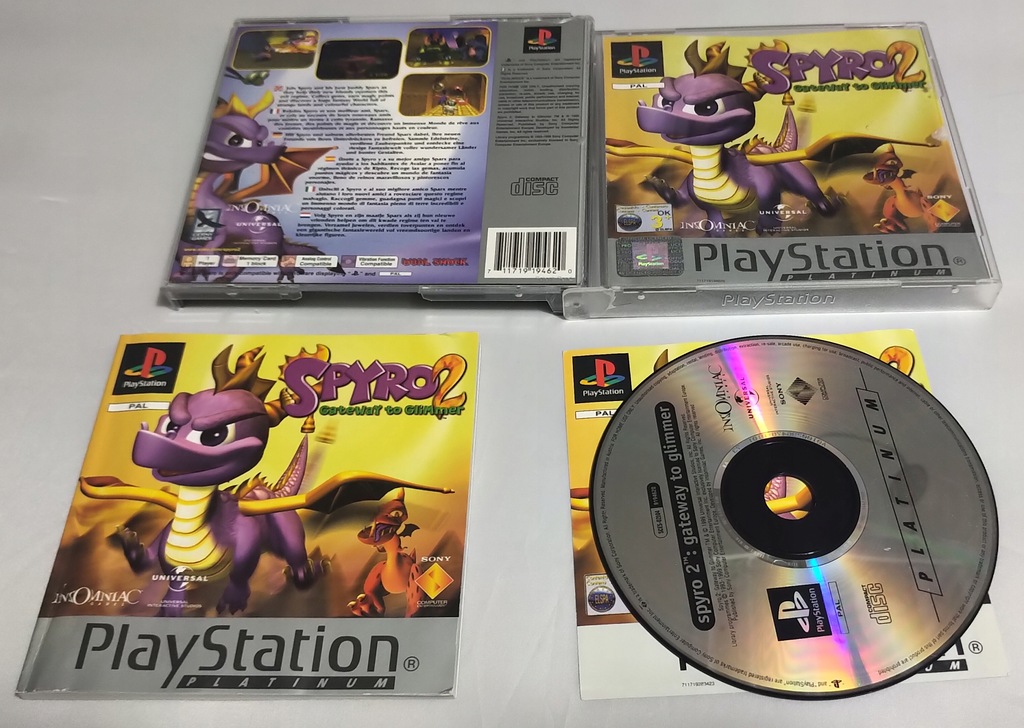 Spyro 2 PS1 PSX PS2 - 13218278034 - oficjalne archiwum Allegro