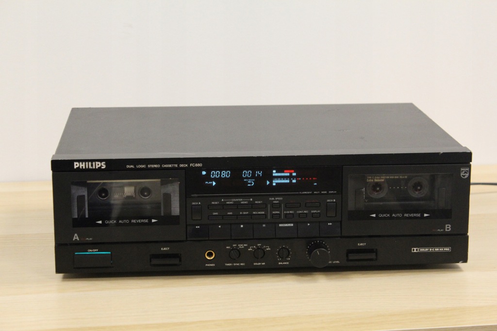Magnetofon PHILIPS FC880 - Najwyższy model!! - 15341596374 - oficjalne archiwum Allegro