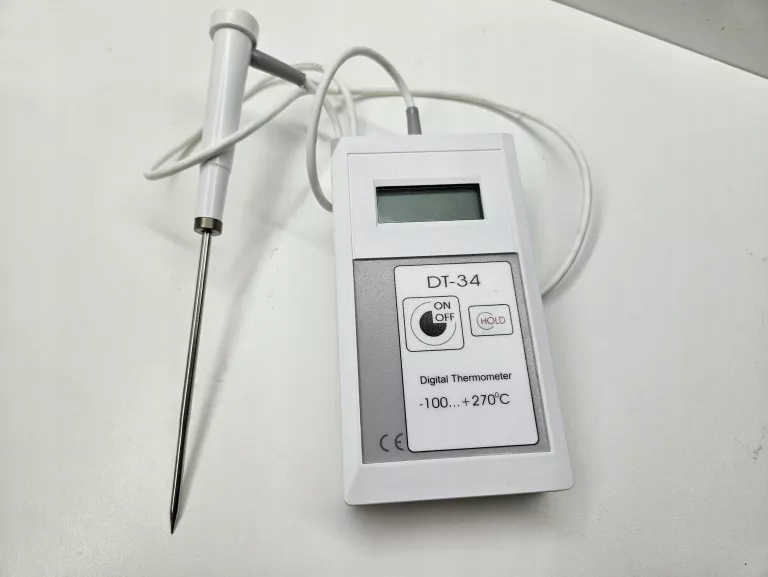 TERMOMETR ELEKTRONICZNY Z SONDĄ POLSKI DT-34 - 14350912223 - oficjalne ...