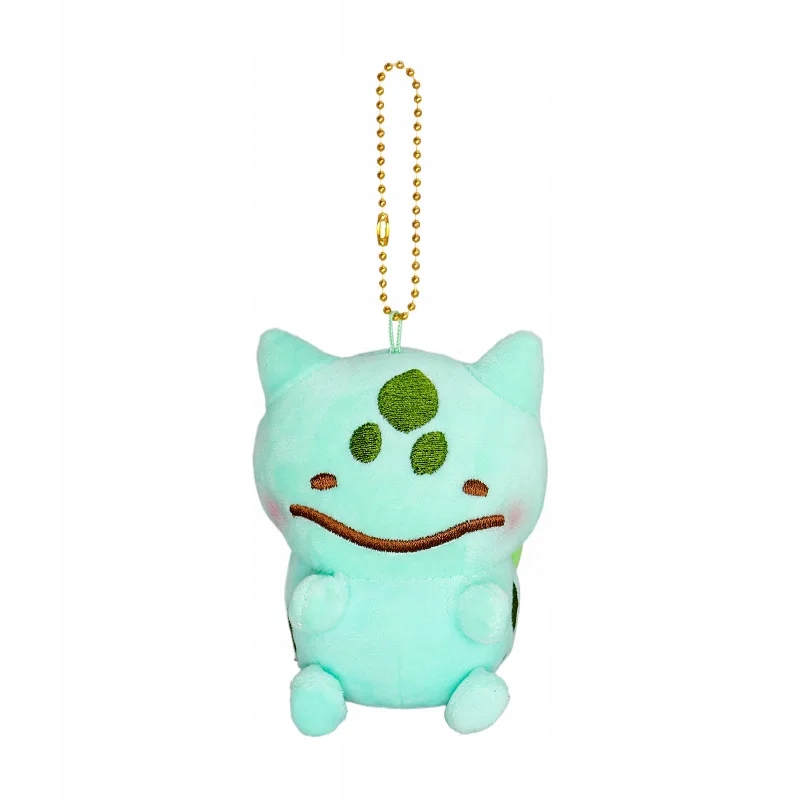 Anime Cartoon Pokemon Pikachu Plush Toy Kawaii Bulbasaur Eevee Keychain ...