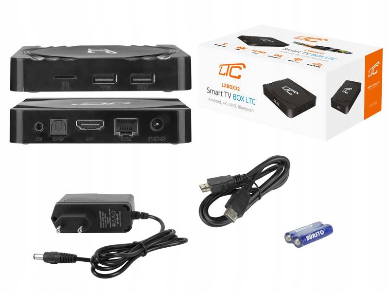 SMART TV BOX LTC, ANDROID, 4K UHD + BLUETOOTH WIFI - 11811905800 ...
