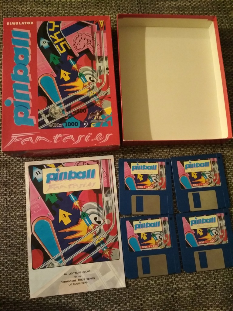 PINBALL FANTASIES BOX AMIGA - 11880092799 - oficjalne archiwum Allegro