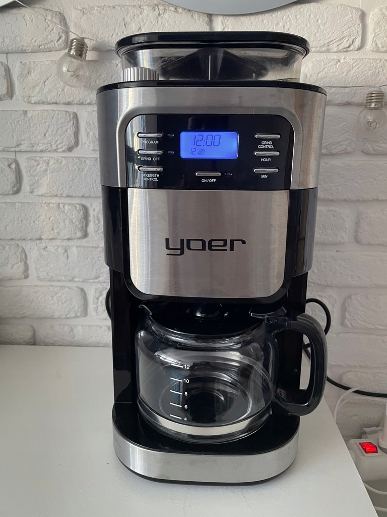 Ekspres przelewowy do kawy z młynkiem Yoer - 11038139091 - oficjalne ...
