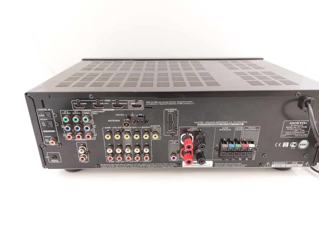 Amplituner ONKYO HT-R538 5.1 HDMI 125W ! - 12817619967 - oficjalne archiwum Allegro