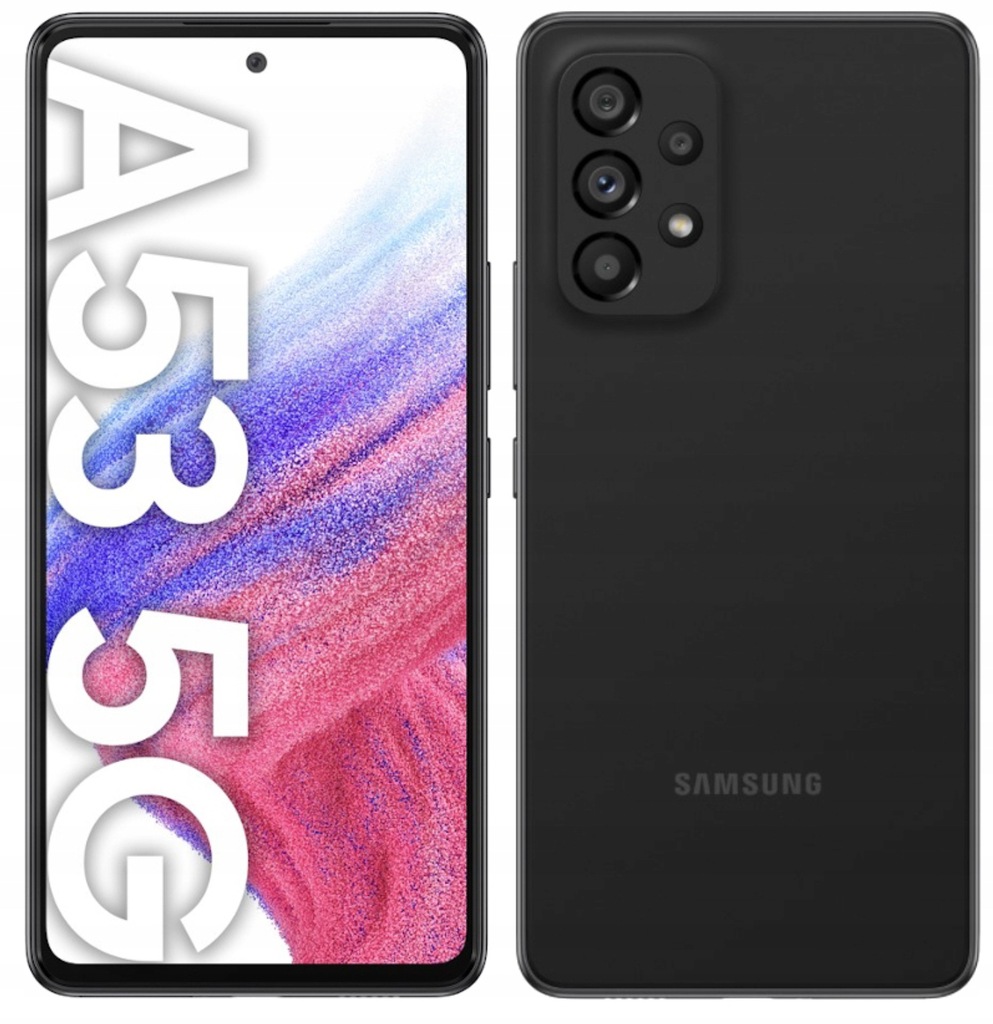 Samsung Galaxy A53 5G SM-A536B/DS 6/128GB Black - 12597315982 - oficjalne archiwum Allegro