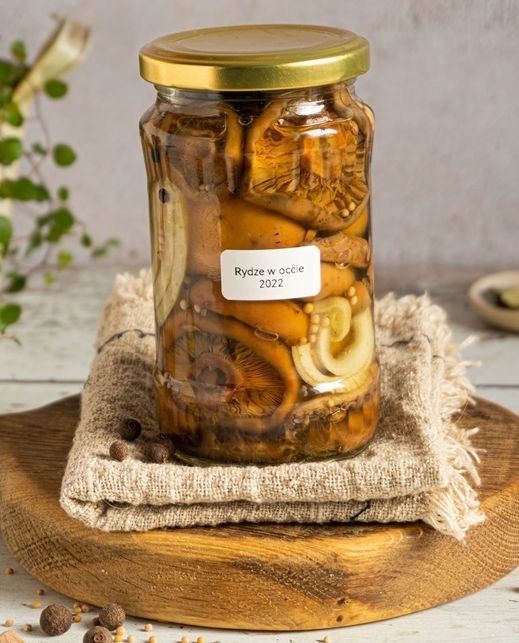RYDZE GRZYBY W OCCIE MARYNOWANE 0,9 L z Piwnicznej - 12967392506 ...