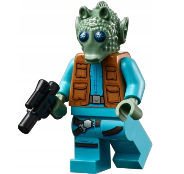 LEGO Star Wars 75290 figurka sw0898 Greedo +broń - 12864431809 ...