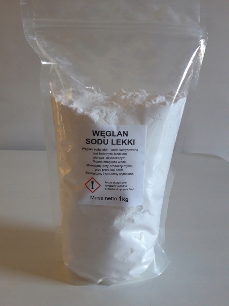 SODA KALCYNOWANA 1 KG Węglan sodu bezwodny lekki - 8158864446 ...