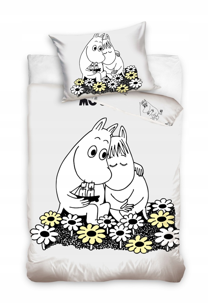 POŚCIEL MUMINKI MUMINEK I MIGOTKA ŁÓŻECZKO 100x135 - 12792979659 ...