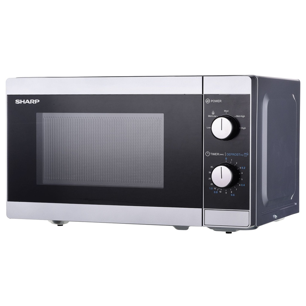 Kuchenka mikrofalowa SHARP YC-MS01E-S 800W 20l sre - 12255647379 ...