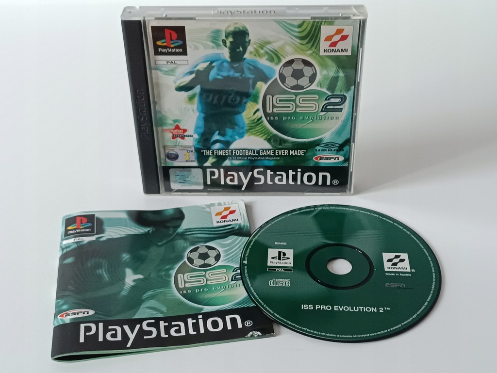 ISS PRO EVOLUTION 2 psx ps1 bcm od 1zł - 13345936314 - oficjalne ...
