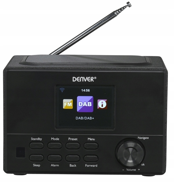 Radio Internetowe Hi-Fi DENVER IR-120 WIFI RDS USB - 7859264393 ...
