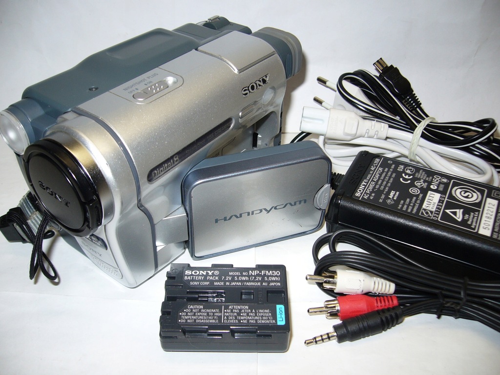 SONY DCR-TRV255E-przegraj kasety Digital8 PAL/NTSC - 13370727292 - oficjalne archiwum Allegro