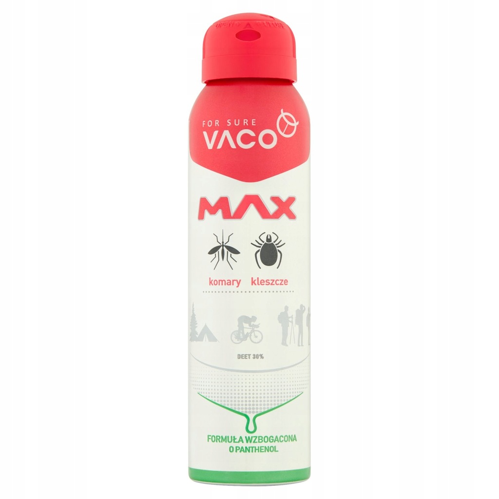 Spray Vaco Max na komary kleszcze i meszki 100ml - 10814268214 - oficjalne archiwum Allegro