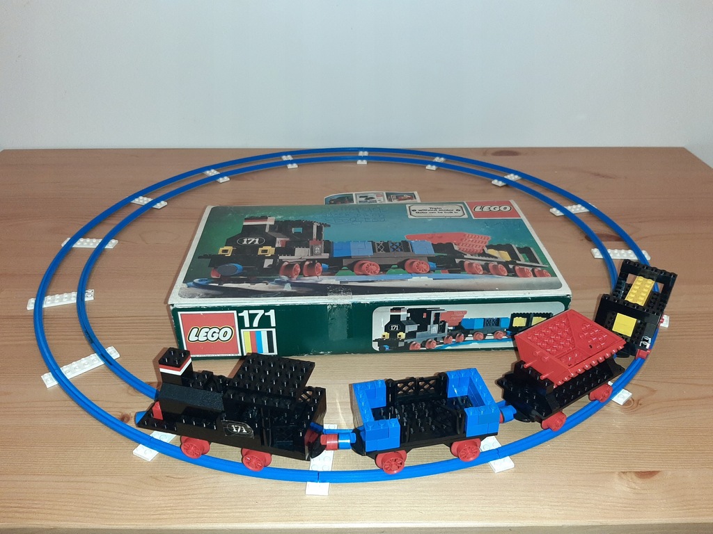 LEGO TRAIN 171-1 PUDEŁKO INSTRUKCJA 1972r UNIKAT ! - 12391911629 ...