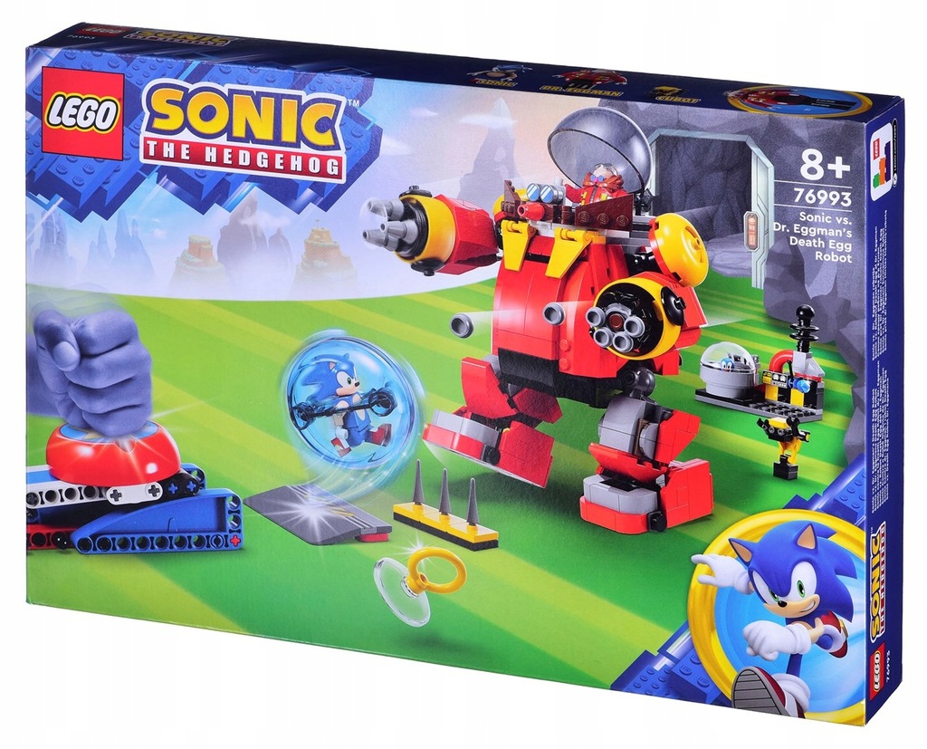 LEGO 76993 Sonic kontra dr.Eggman i robot Death Egg - 16762330372 ...