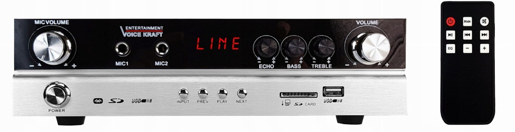 AMPLITUNER WZMACNIACZ STEREO BLUETOOTH RADIO MP3 - 13456424481 - oficjalne archiwum Allegro