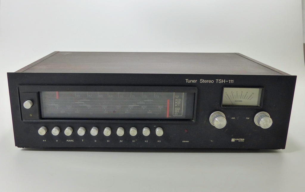 Unitra Diora TUNER STEREO TSH-111| PRL, nie TSH-110 - 14866496918 - oficjalne archiwum Allegro