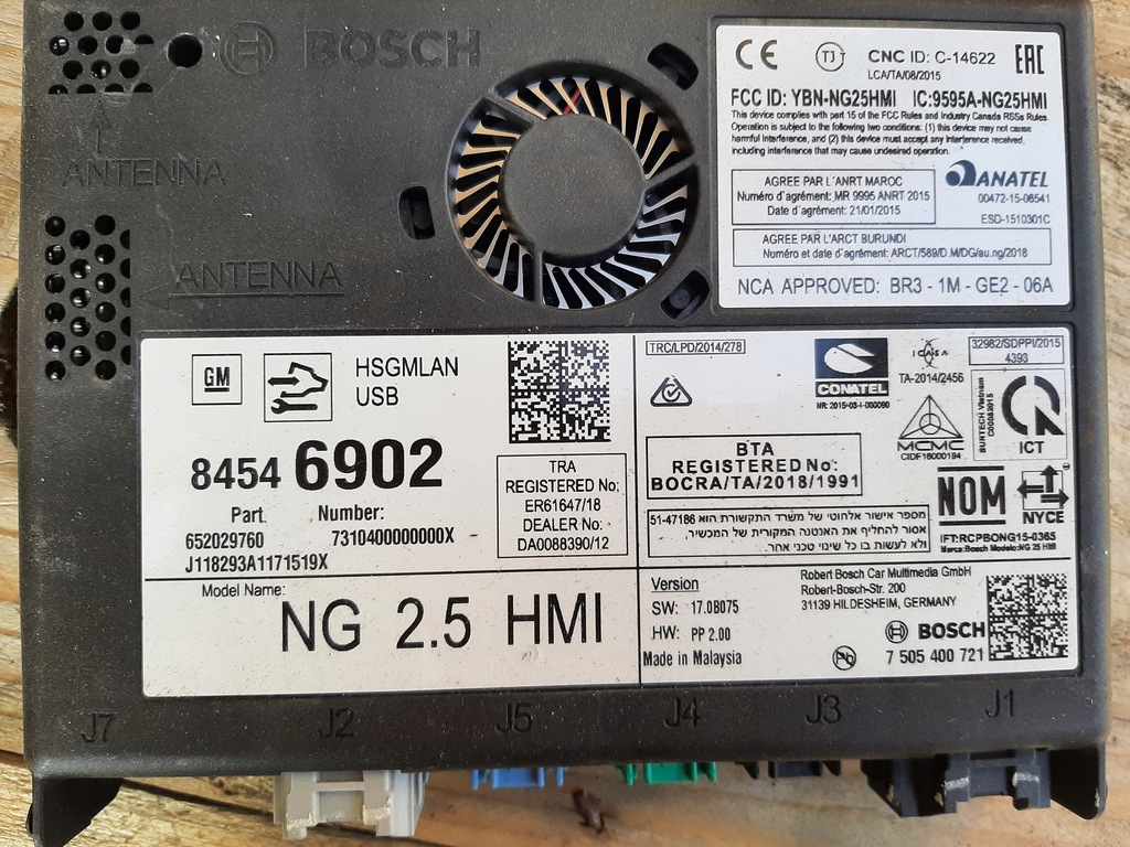 MODUL HMI 84546902 CHEVROLET CORVETTE C7 - 13459864845 - oficjalne ...