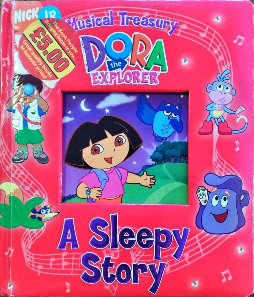 DORA THE EXPLORER A SLEEPY STORY - 8670864615 - oficjalne archiwum Allegro