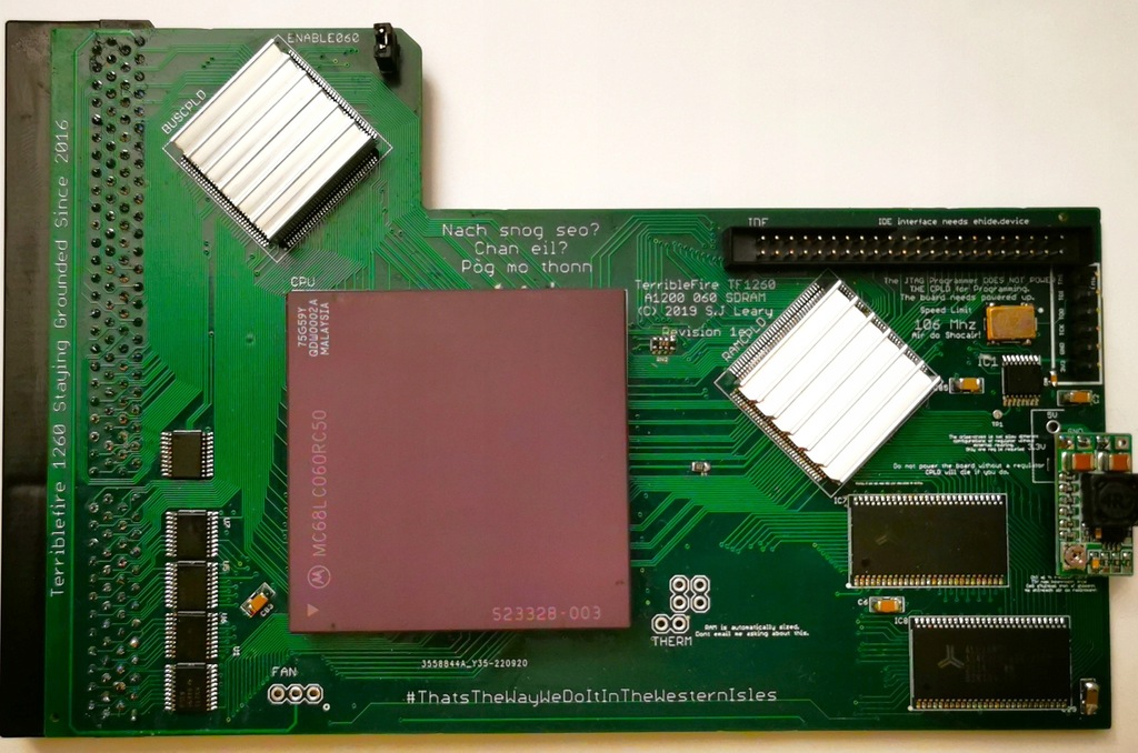 Karta turbo Amiga1200 TerribleFire TF1260+CPU - 12203478309 - oficjalne ...