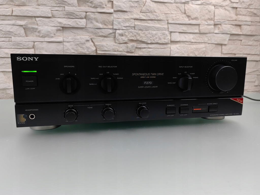 Sony TA-F270 Stereo Integrated Amplifier (1991-92) - 13517131830 ...