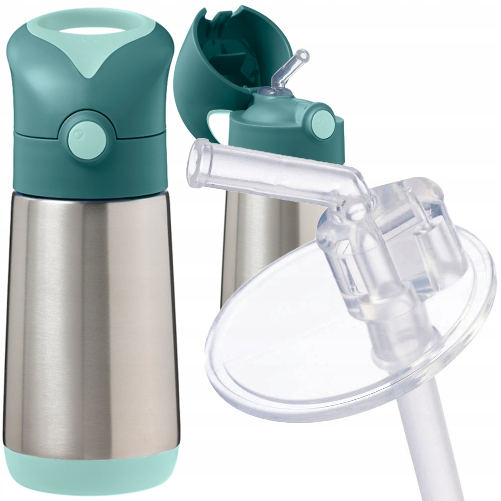 B.BOX TERMOBUTELKA TERMOS KUBEK SŁOMKA 350ML 12M+ - 12058663328 ...