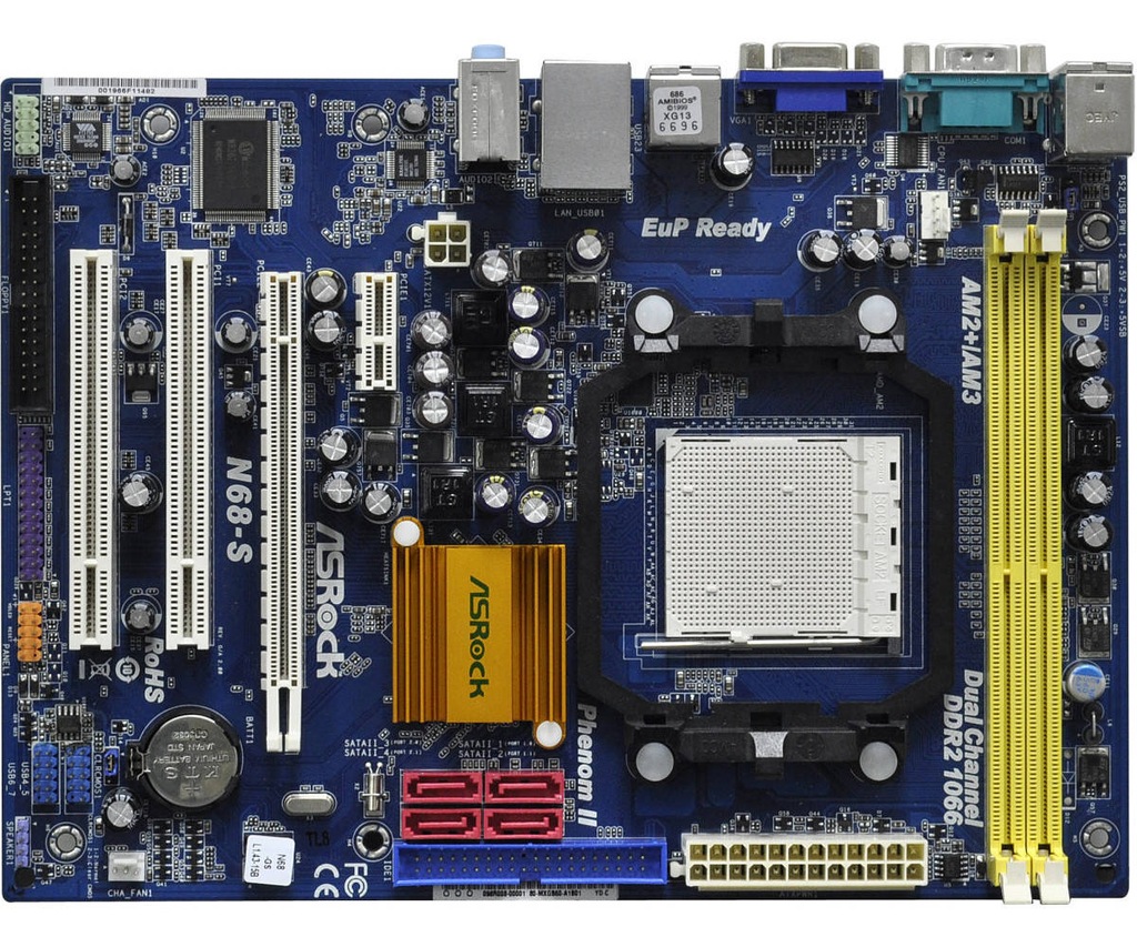 Płyta Główna ASRock N68-S AM3/AM2/AM2+ DDR2 SATA 2 - 7091330536 ...
