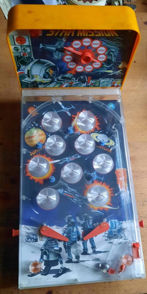 FLIPPER STAR MISSION GRA ZRĘCZNOŚCIOWA PRL ok. 1980 - 14866707849 ...