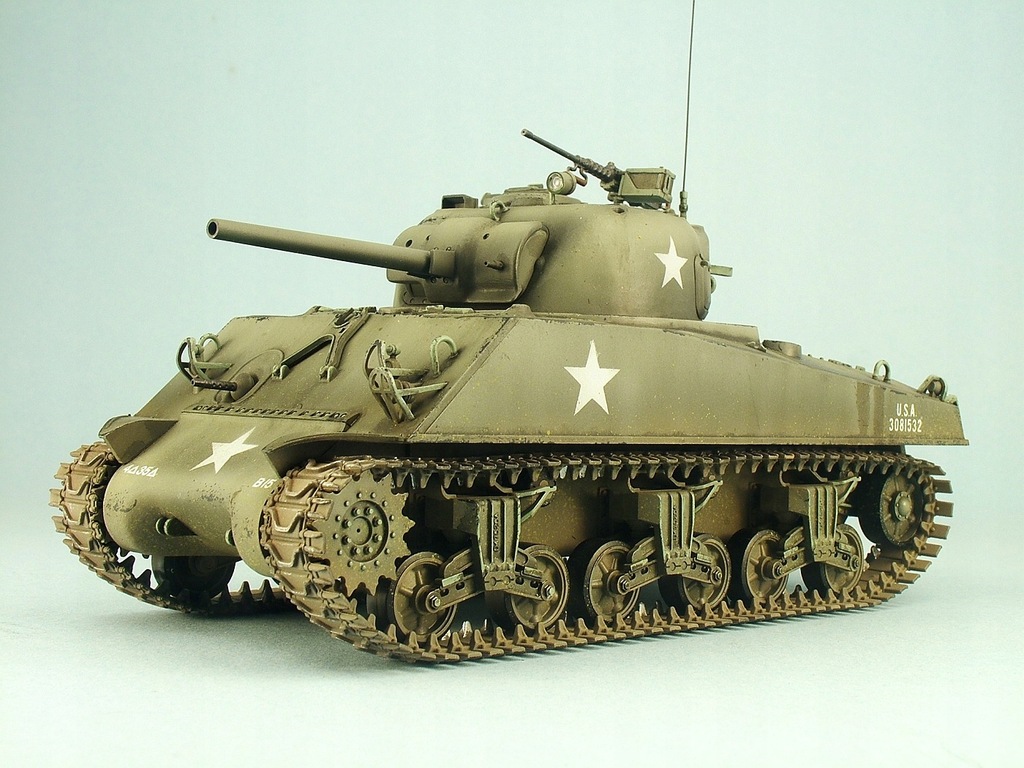 Gotowy sklejony Sherman M4A3 Tamiya - 13834728138 - oficjalne archiwum ...
