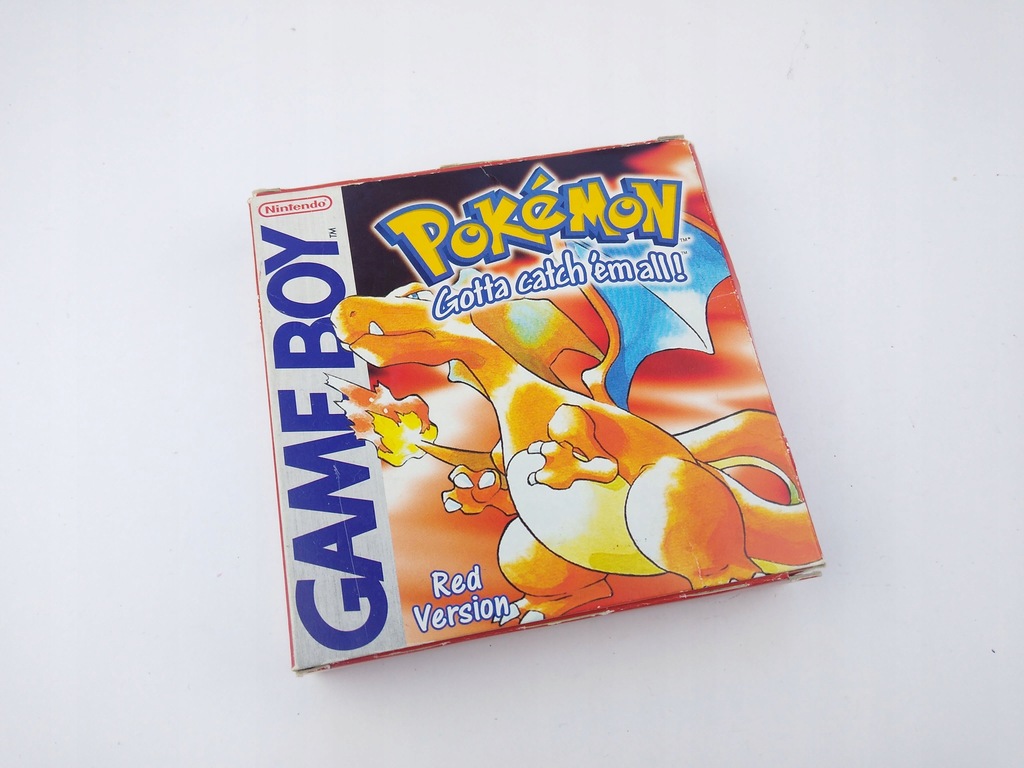 Pokemon Red BOX Game Boy Classic Nintendo - 9156966931 - oficjalne ...