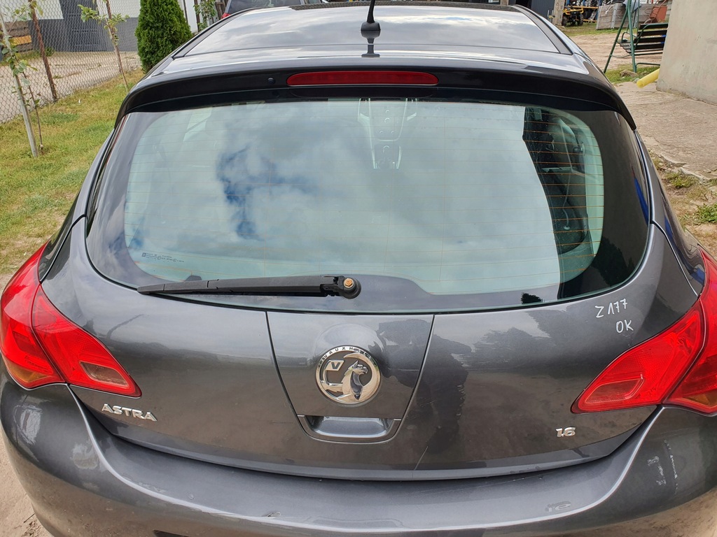 KLAPA BAGAŻNIKA OPEL ASTRA J HB Z177 - 12651148726 - oficjalne archiwum ...