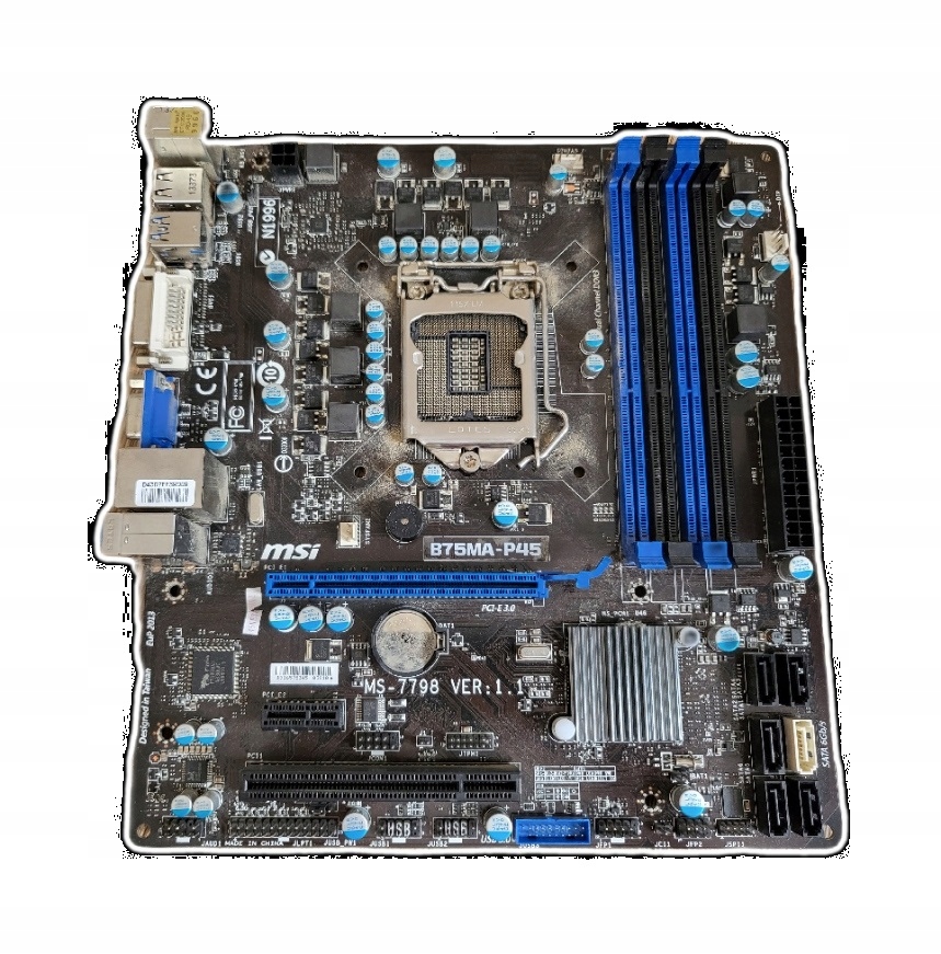 Płyta główna MSI B75MA-P45 Micro ATX LGA 1155 - 13757445641 - oficjalne ...