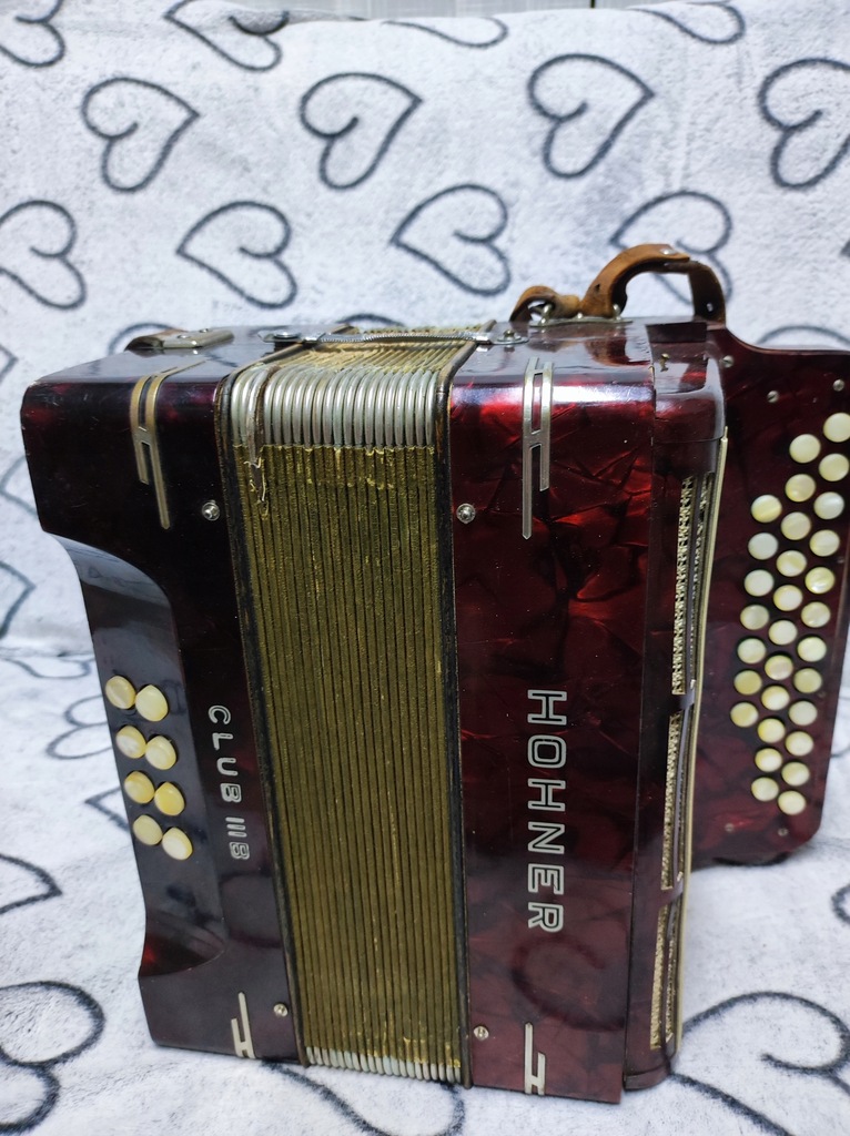 AKORDEON HOHNER CLUB 3 B - 13161337042 - oficjalne archiwum Allegro