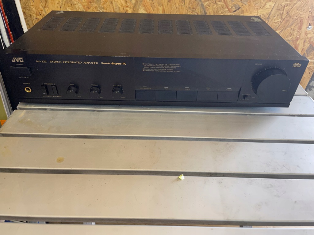 JVC AX-222 # JAPAN # WZMACNIACZ STEREO - 12576885562 - oficjalne ...