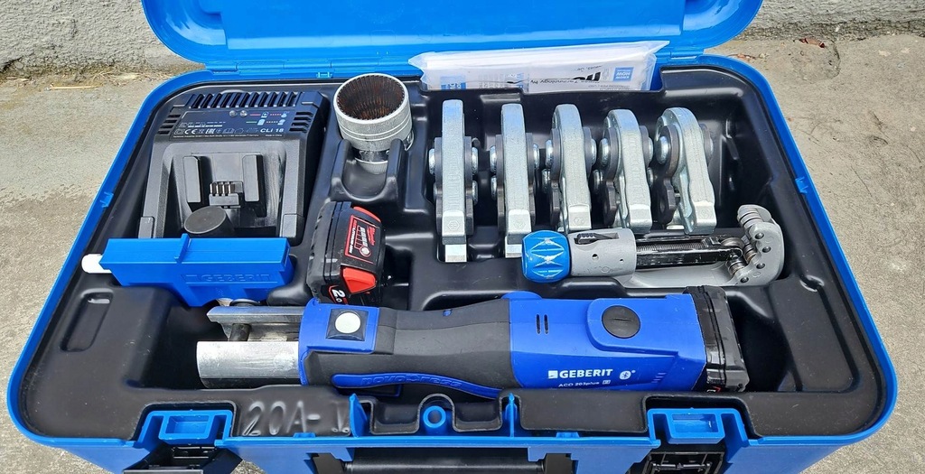 GEBERIT ACO 203 Plus zaciskarka + zaciski IDEAŁ! - 13845273903 ...