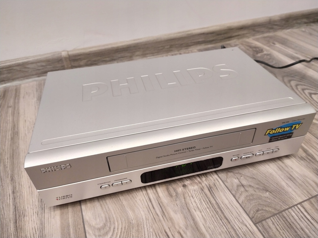 Philips VR 550 Magnetowid VHS Turbo Drive HiFi - 11461326819 - oficjalne archiwum Allegro